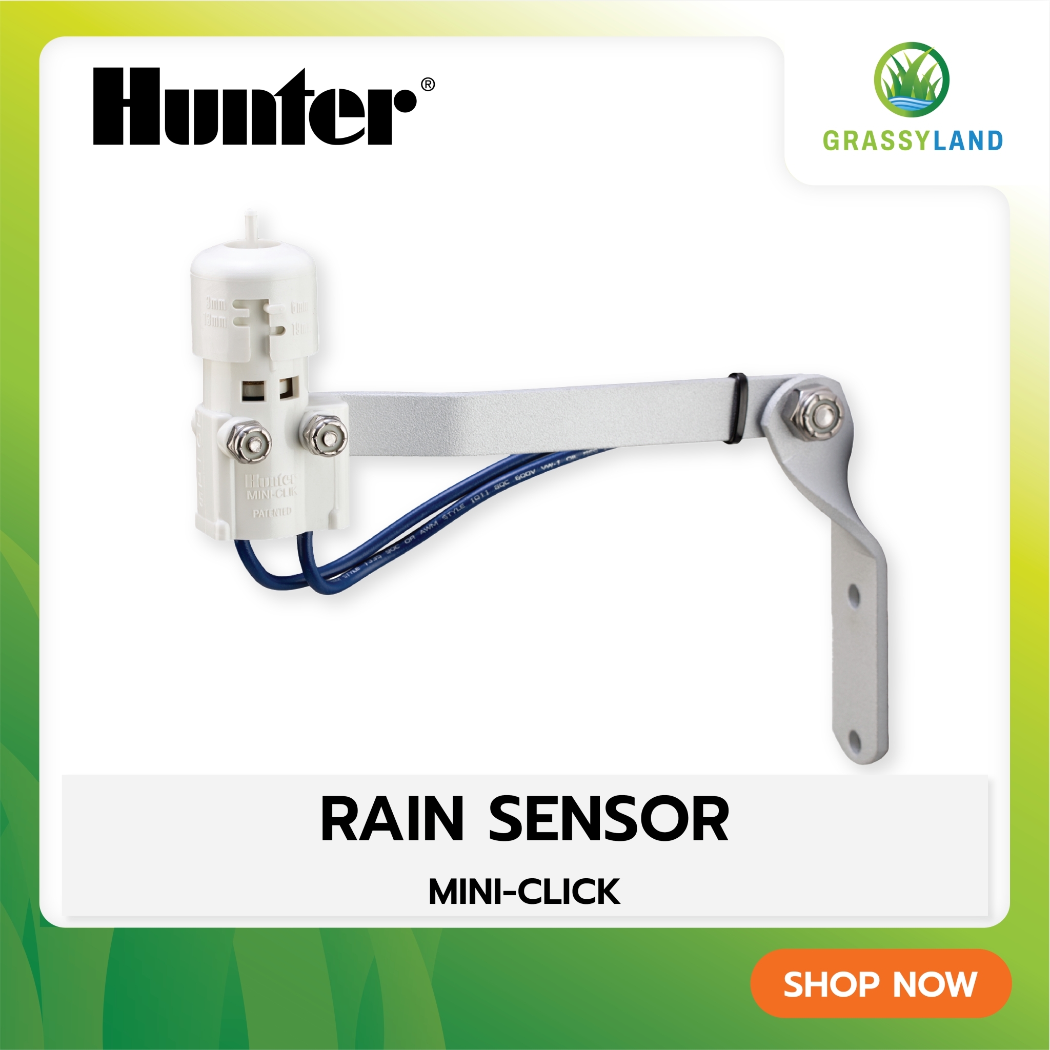 Hunter Rain Sensor รุ่น MINI-CLIK เซนเซอร์ตรวจจับปริมาณน้ำฝน – บริษัท ...